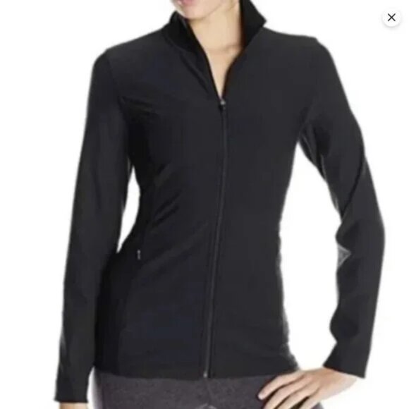 Lucy | Jackets & Coats | Lucy Black Athletic Track Jacket Yoga Athletic ...